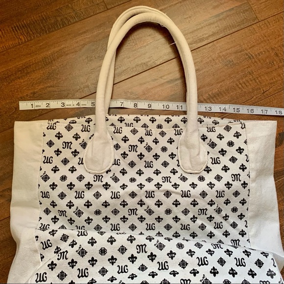 Miss Me | Bags | Miss Me Black Cream Canvas Tote Bag | Poshmark